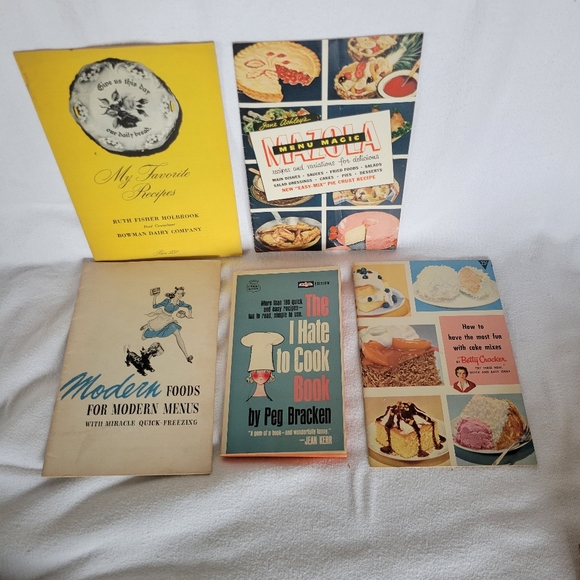 Vintage | Kitchen | Vintage 5s And 60s Brand Advertising Cook Books ...
